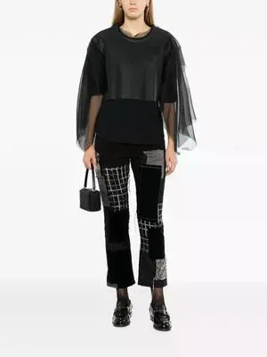 Junya Watanabe Patchwork Frayed Jeans