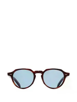 CUTLER & GROSS Geometric-frame Sunglasses - Brown