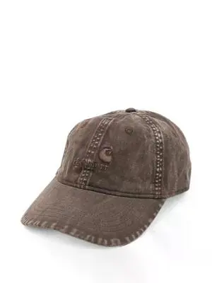 Carhartt Work In Progress Lambert Logo-embroidered Faded-effect Baseball Cap