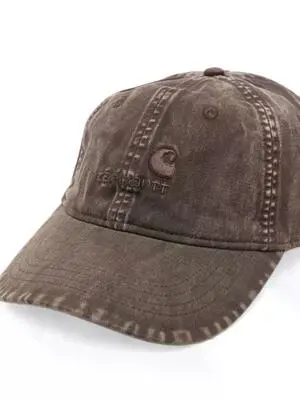 Carhartt Work In Progress Lambert Logo-embroidered Faded-effect Baseball Cap