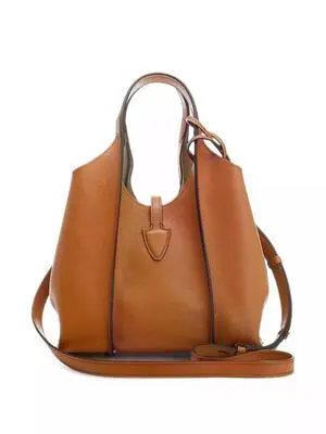 TOD'S T-timeless Shopping Bag In Leather Mini