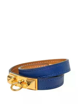 Hermès 2017 Swift Rivale Double Tour Bracelet Costume Bracelet - Blue