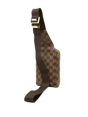 LOUIS VUITTON 2004 Damier Ebene Geronimos Crossbody Bag