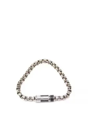 LOUIS VUITTON 2019 Brass Monogram Eclipse Chain Bracelet Costume Bracelet - Silver
