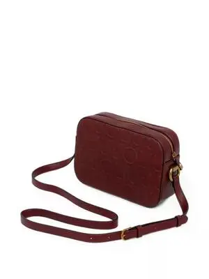 Liu Jo Logo Embossed Shoulder Bag - Red
