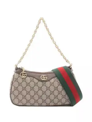 Gucci 2000-2015 Small Gg Supreme Web Ophidia Satchel - Neutrals