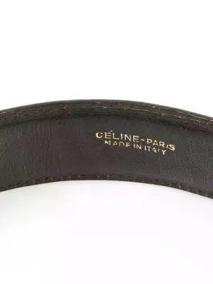 Celine Caleche Leather Belt - Brown
