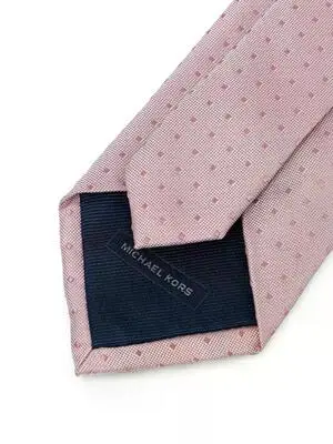 Michael Kors Geometric-pattern Tie - Pink
