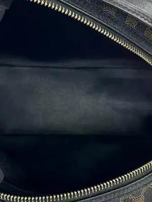 Celine 1998 Macadam Coated Canvas Handbag - Brown