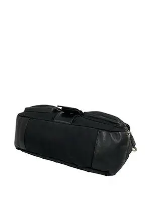 Prada 2000-2010 Tessuto And Calfskin Crossbody Bag