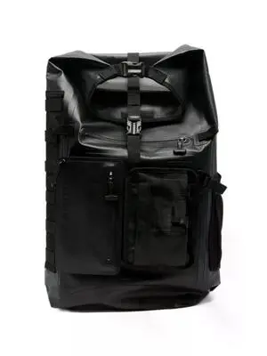 Oakley Roll-top Buckled Backpack - Black