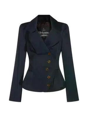 VIVIENNE WESTWOOD Asymmetric-fastening Blazer - Blue