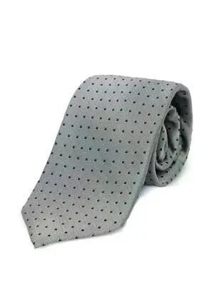 Michael Kors Michael Kors Geometric Pattern Neck Tie Grey