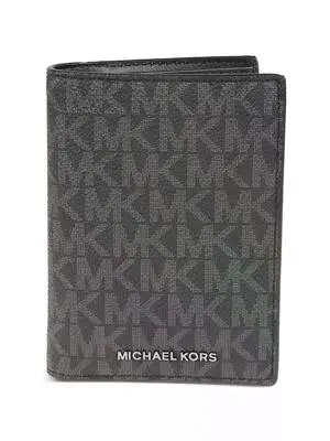 Michael Kors Logo-print Bi-fold Wallet - Black