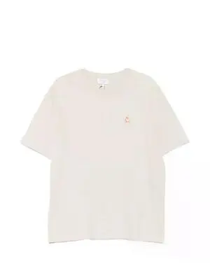 Maison Kitsuné Chillax Fox Patch T-shirt - Neutrals
