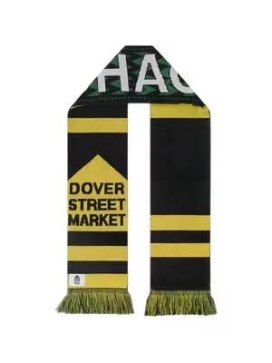 DOVER STREET MARKET Chaos Football Fringed Scarf - Black