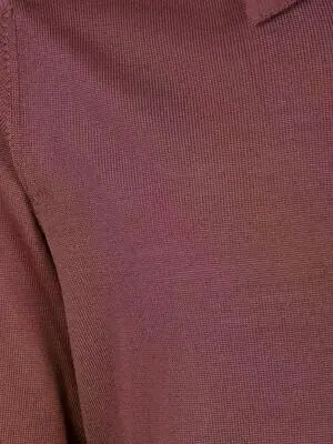 NUUR Long-sleeved Wool Polo Shirt