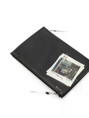Paul Smith Photographic-print Leather Travel Pouch