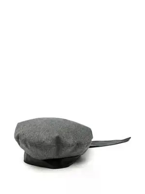 Emporio Armani Bow Detail Beret - Grey