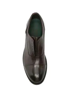 LEQARANT Cap-toe Lace-up Loafers