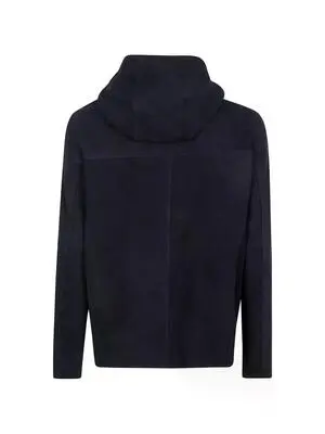 GIORGIO BRATO Suede Hooded Jacket