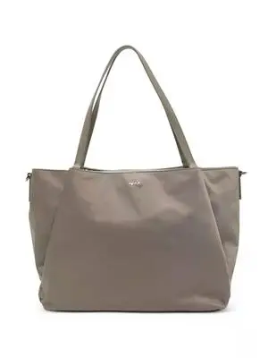 AGNES B. Origami Tote Bag - Brown
