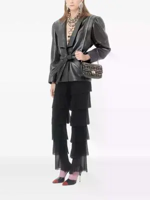 Valentino Garavani Medium Rockstud Spike Shoulder Bag - Black