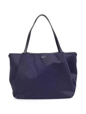 AGNES B. Origami Tote Bag - Purple