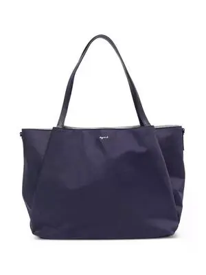AGNES B. Origami Tote Bag - Purple