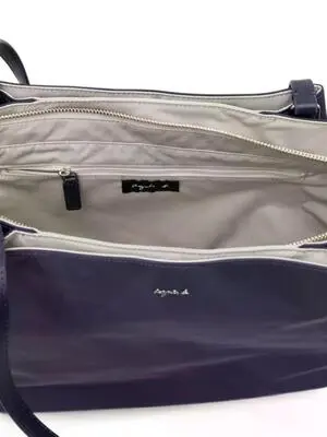 AGNES B. Origami Tote Bag - Purple