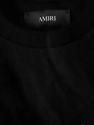 Amiri Crystal-embellished Embroidered T-shirt