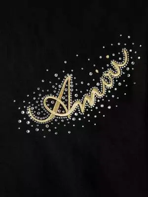 Amiri Crystal-embellished Embroidered T-shirt