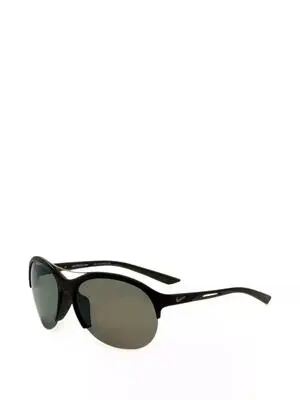 Nike Flex Momentum Round-frame Sunglasses - Black