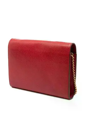 Gucci 2016-2026 Gg Marmont Calfskin Wallet On Chain Crossbody Bag