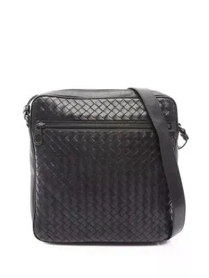 Bottega Veneta 2012-2026 Intrecciato Crossbody Bag - Black