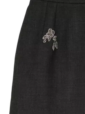 Dice Kayek Crystal-embellished Skirt