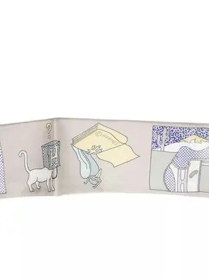 Hermès 2010-2026 A Vos Crayons Silk Twilly Scarf Scarves