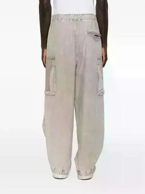 Mihara Yasuhiro Drawstring-waist Panelled Cargo Pants