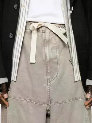 Mihara Yasuhiro Drawstring-waist Panelled Cargo Pants