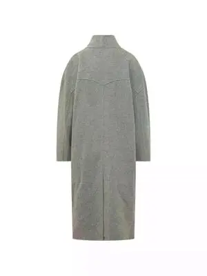 Ba&sh Kaya Toggle-fastening Coat - Grey