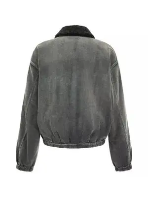 Miu Miu Corduroy Shearling-collar Jacket
