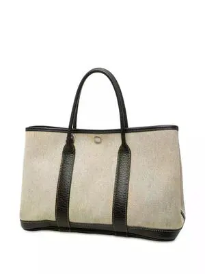 Hermès 2004 Toile And Negonda Garden Party 30 Tote Bag - Neutrals