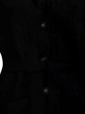 Valentino Garavani Cable-knit Belted Cardigan