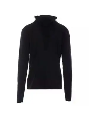 THOM KROM Tonal Panelled Roll Neck Sweater