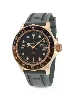 GLYCINE Combat Sub Sport Gmt 42mm Watch - Green