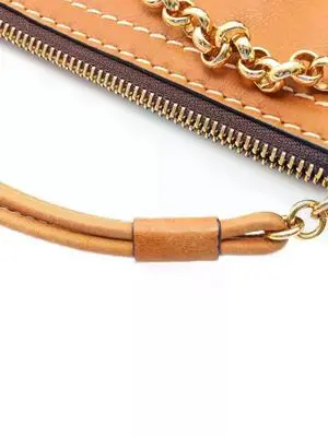 Loewe 2010-2026 Leather Crown Chain Shoulder Bag - Brown