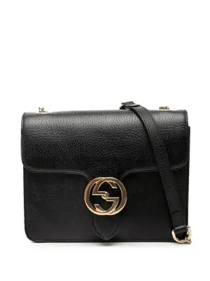 Gucci 2016-2026 Small Dollar Calfskin Interlocking G Crossbody Bag