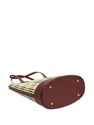 Burberry 2000-2017 House Check Canvas Tote Bag