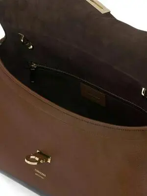 FERRAGAMO Gancini Flip-lock Shoulder Bag
