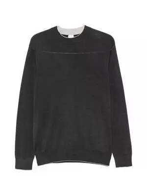 Eleventy Crew-neck Sweater - Grey